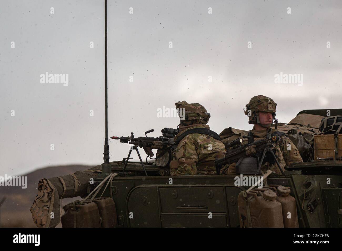 Washington Army National Guard Soldiers, assigned to 3rd Battalion, 161 ...