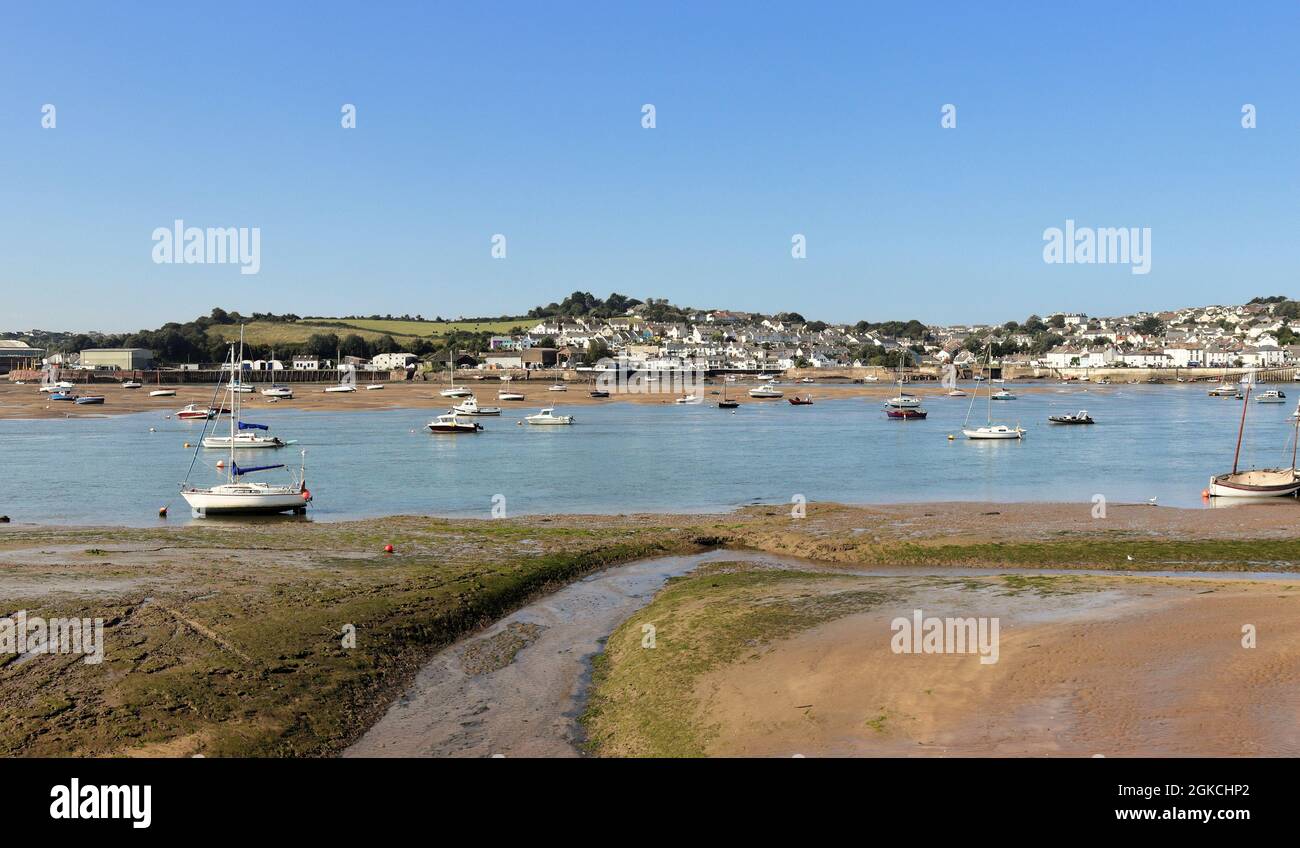 River Torridge estuary from Instow in North Devon looking towards ...