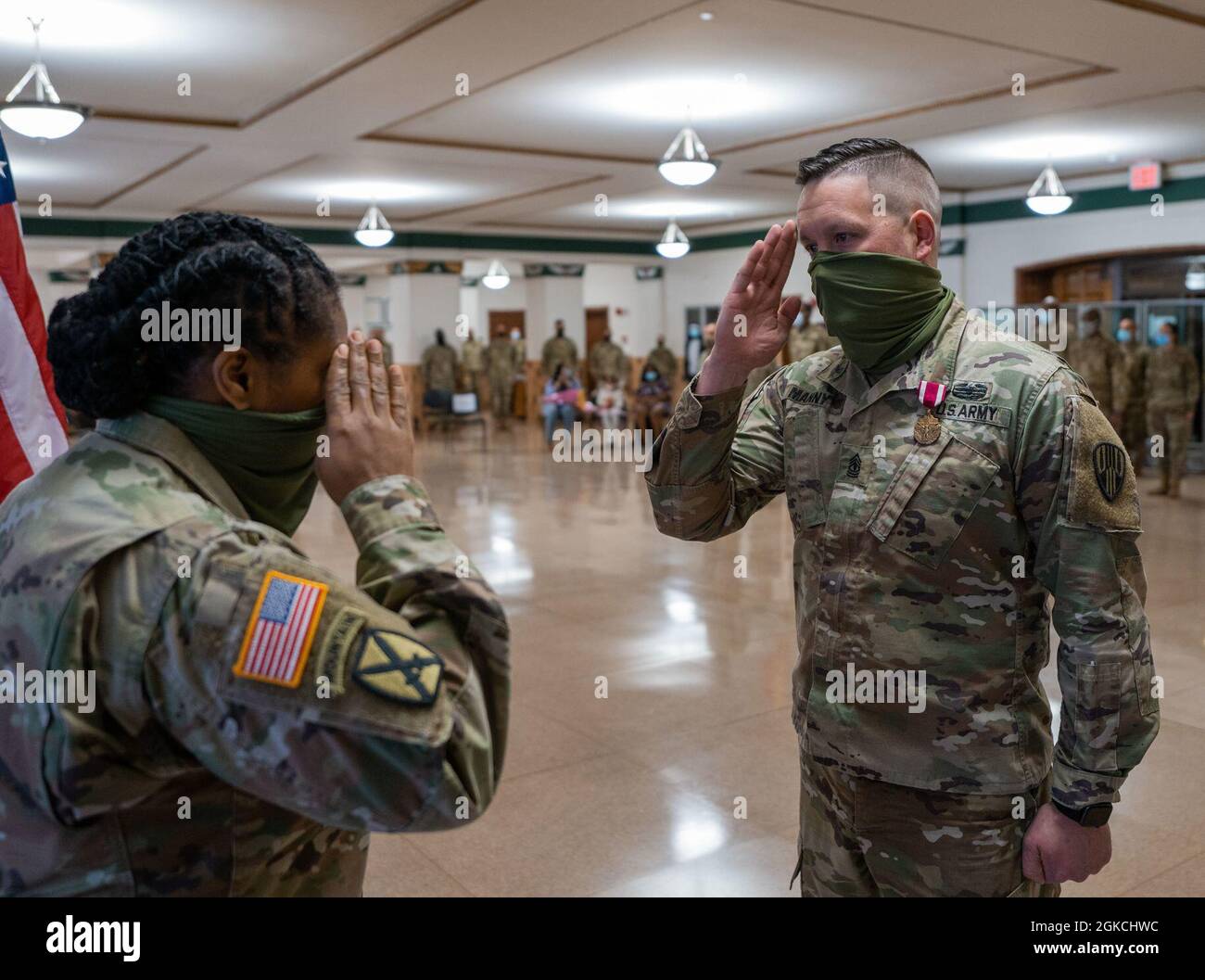 U.S. Army Capt. Lawonda Billings, the commander of the Headquarters and ...