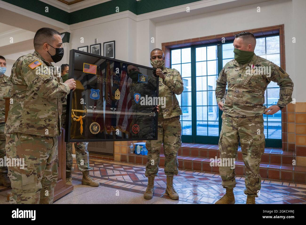 On March 13, 2021, U.S. Army 1st Sgt. Brian Manny, the outgoing first ...