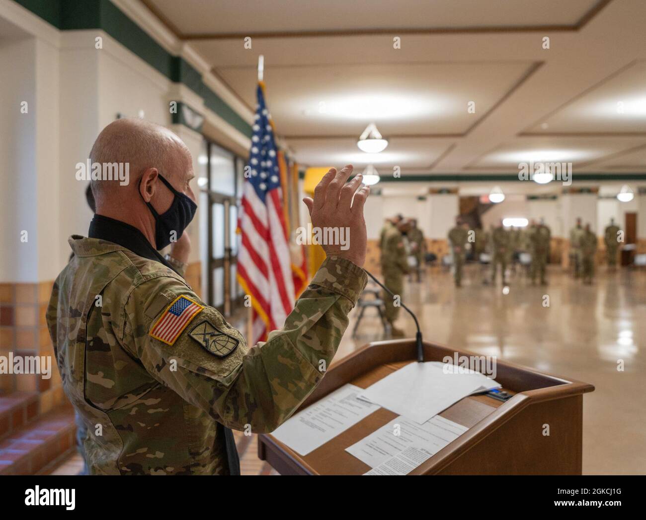 U.S. Army Maj. Anthony Stephens, a chaplain assigned to 369th ...