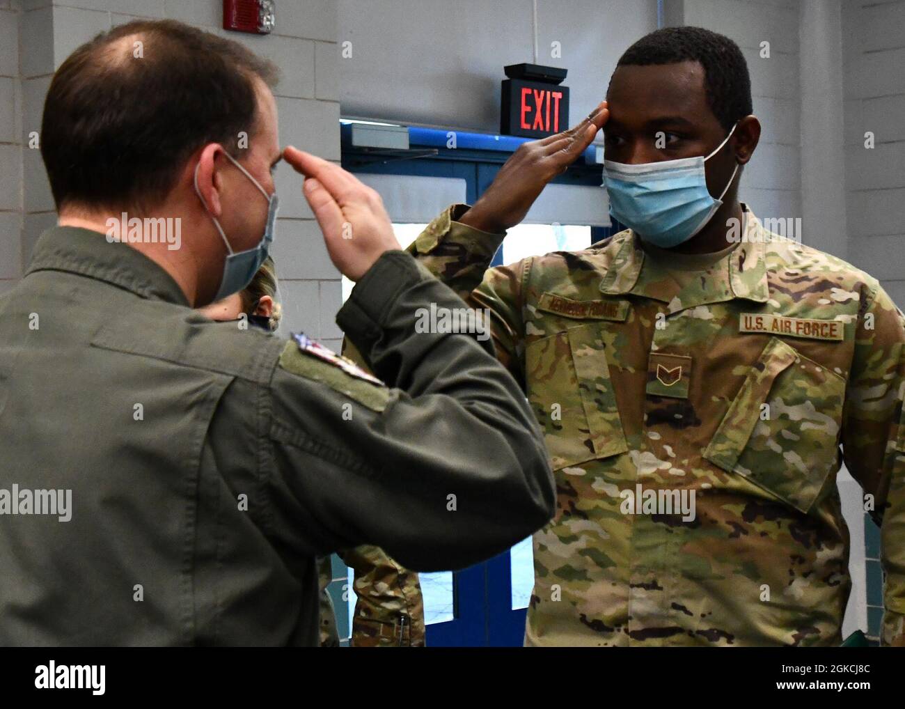 Airmen from the 104th Fighter Wing receive the Army Achievement Medal ...