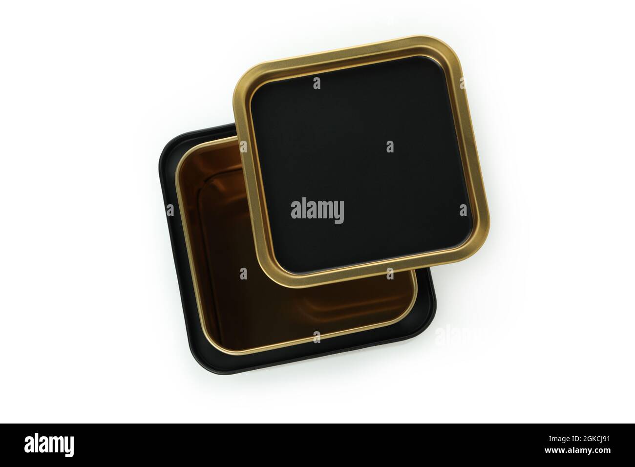 Empty coffee box isolated on white background Stock Photo - Alamy