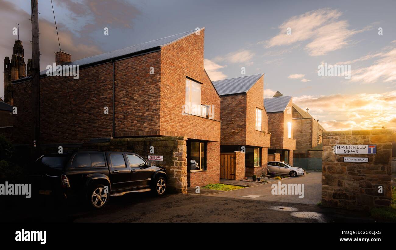 Edinburgh, Scotland, UK - Havenfield Mews housing development by Sonia ...