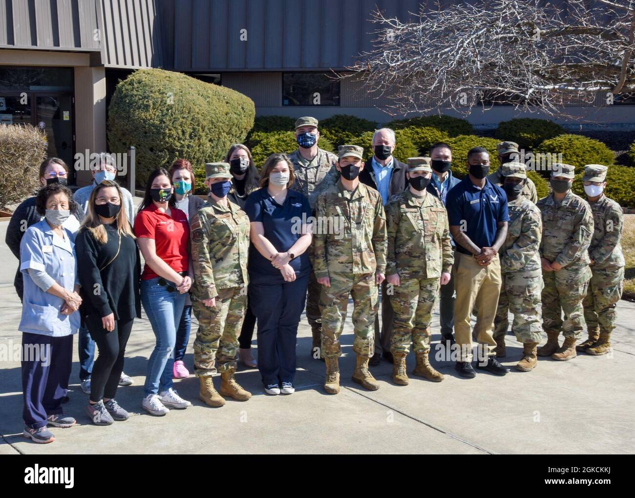 The 92nd Force Support Squadron leadership team poses for a group photo ...