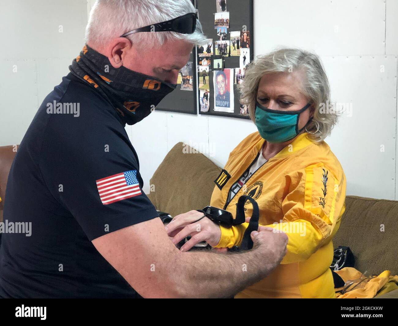 Ellen Comfort and Army Lt. Col. Ken Ates, Special Operations Command ...