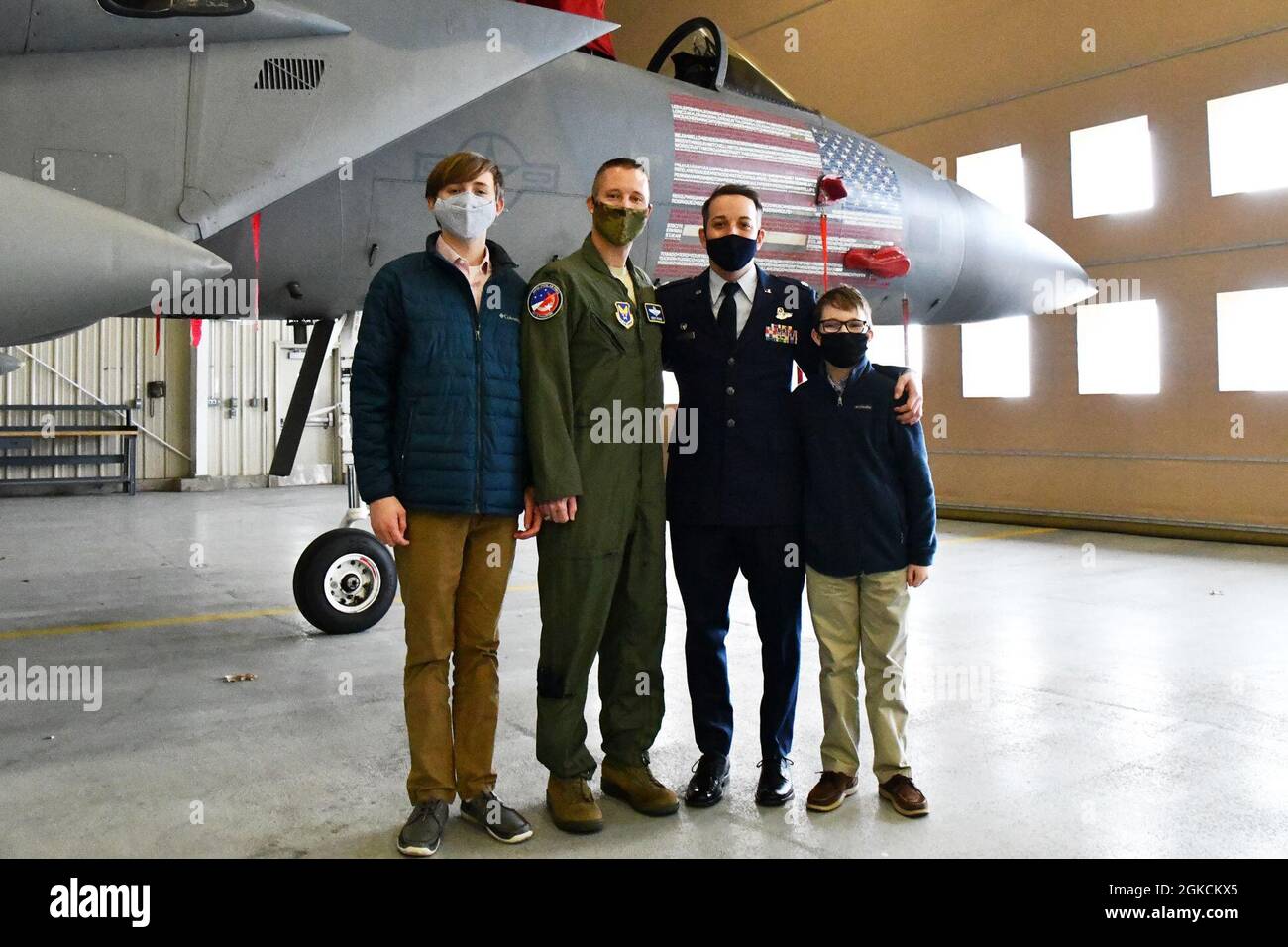 Lt. Col. Brett 'Dutch' VanderPas celebrates with his cousin, Col ...