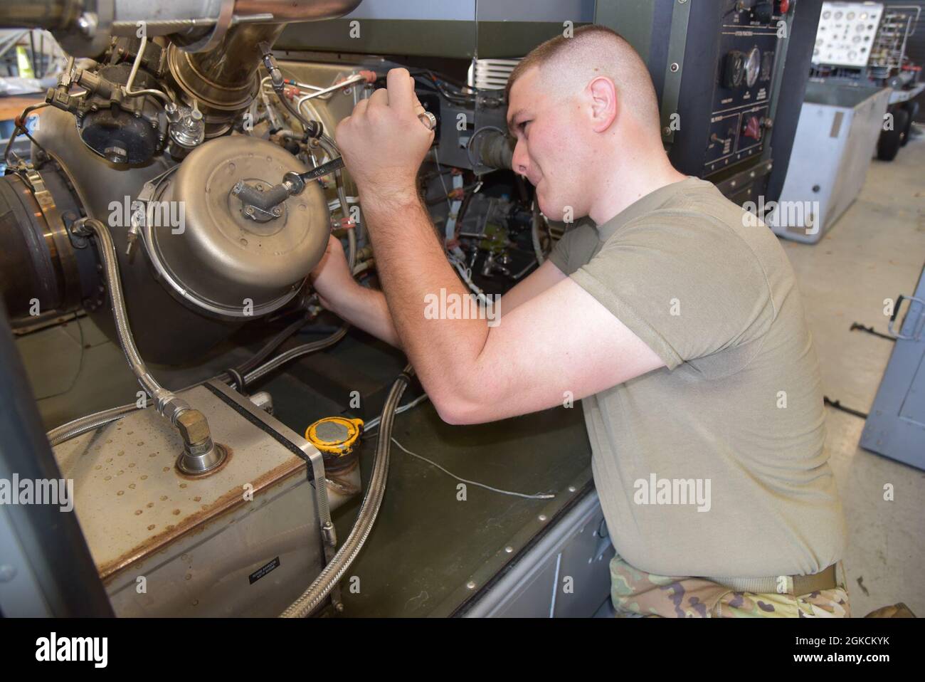 Senior Airman Connor Mason, Aerospace Ground Equipment craftsman ...
