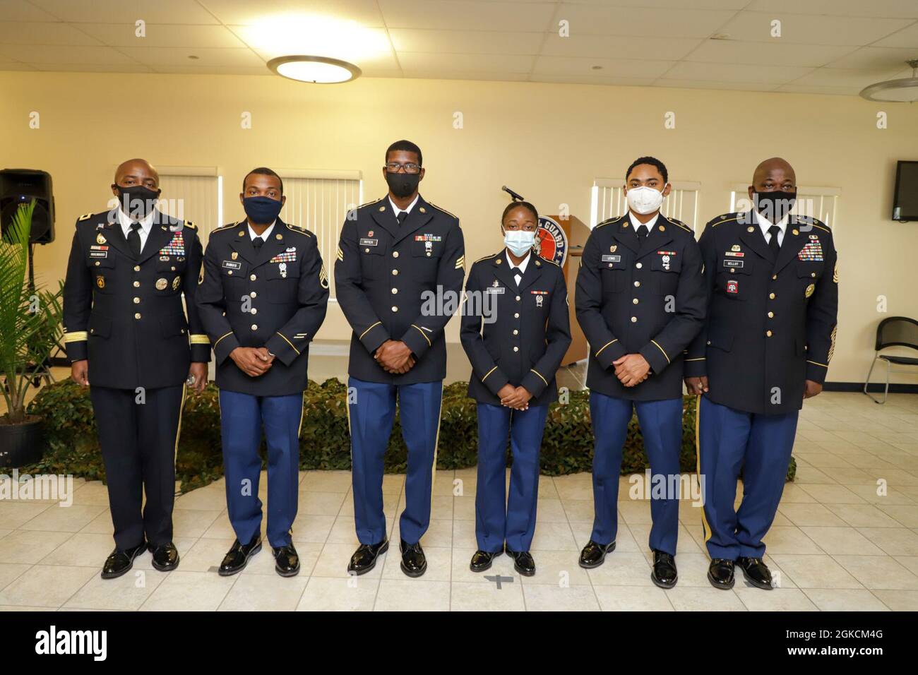Brig. Gen. Kodjo Knox-Limbacker (left), the adjutant general of the ...