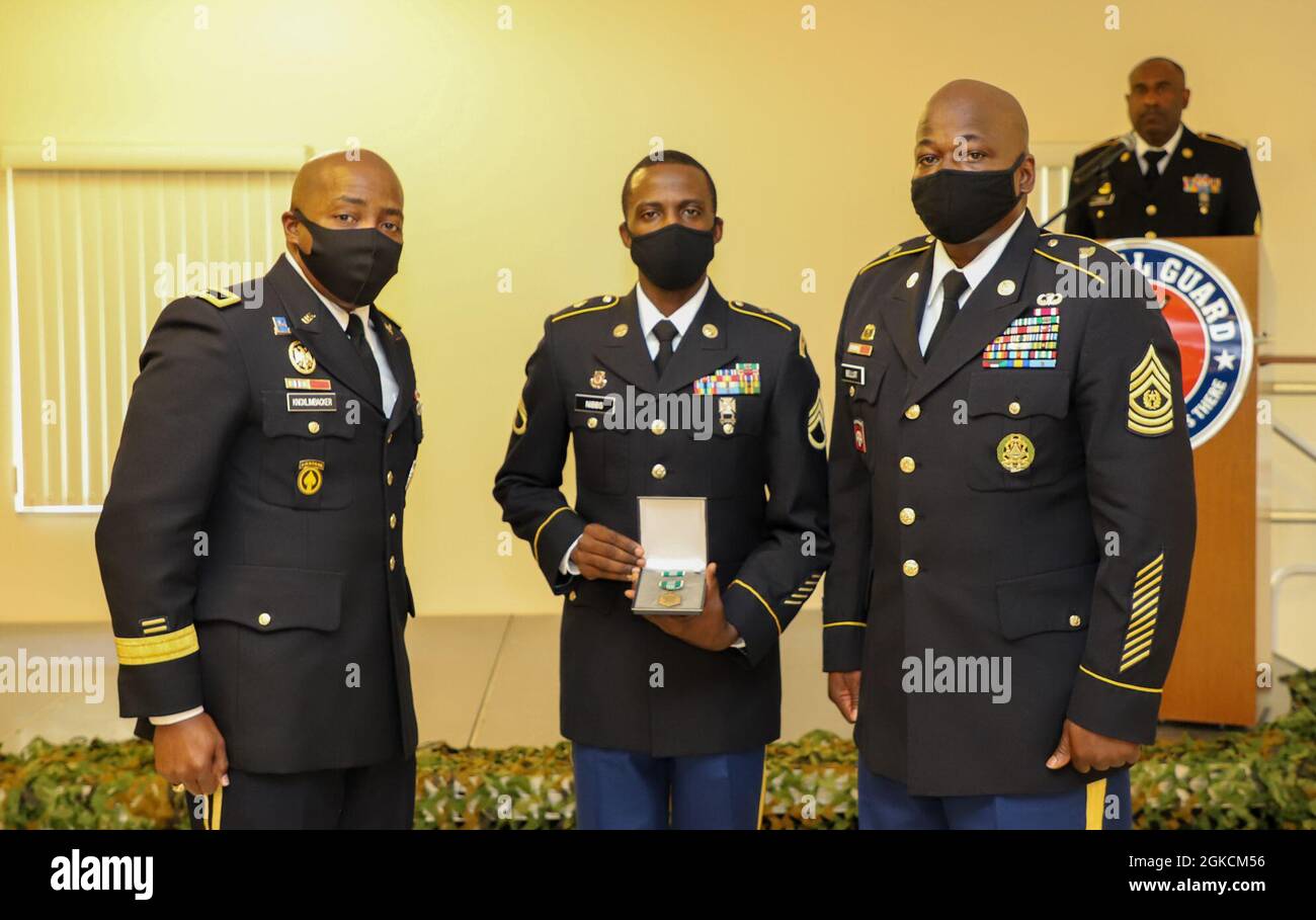 Brig. Gen. Kodjo Knox-Limbacker (left), the adjutant general of the ...