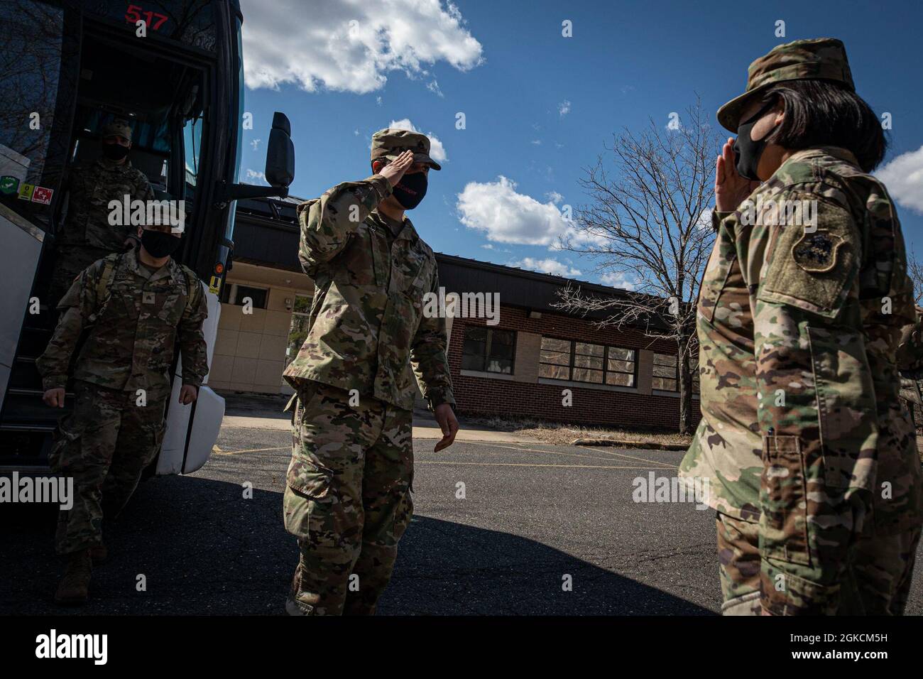 U.S. Army Col. Lisa J. Hou, D.O., the Interim Adjutant General and Commissioner of the New ...
