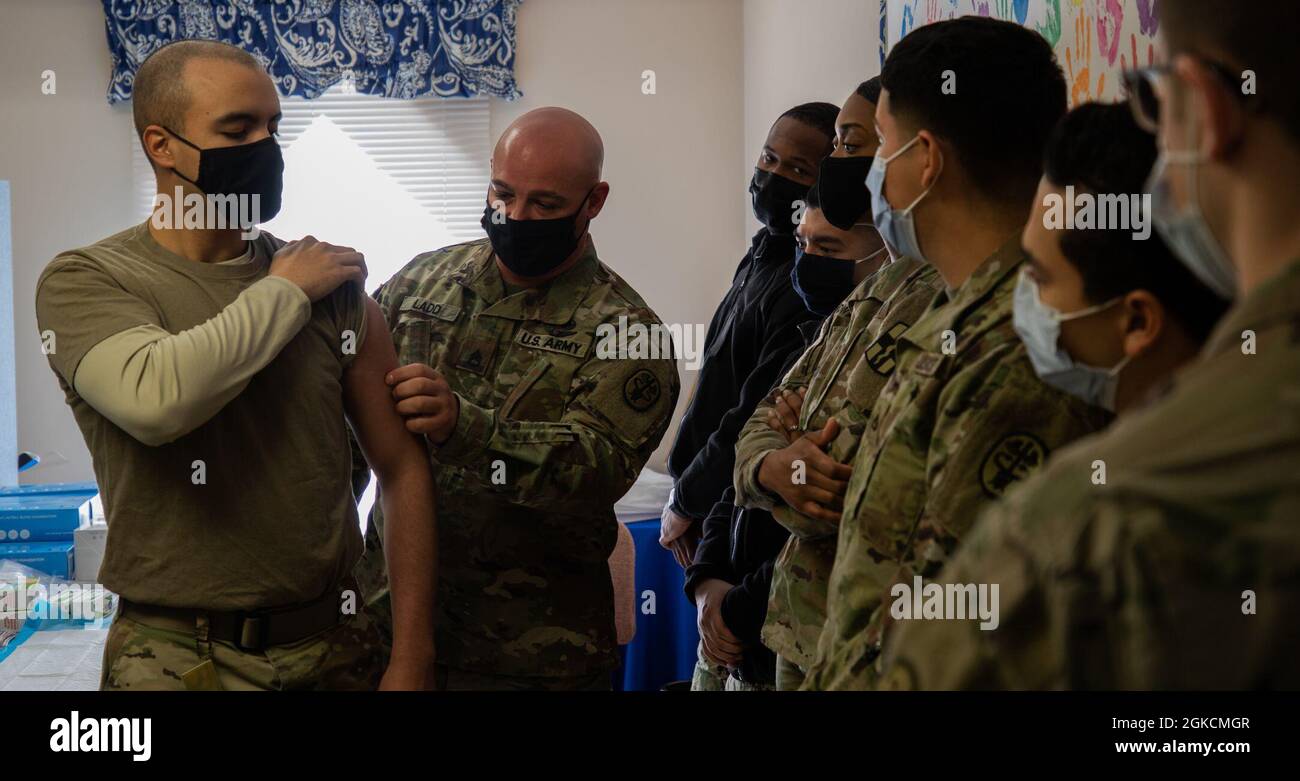 U.S. Army Staff Sgt. Timothy Ladd, center, a Mayfield, Kentucky, native ...