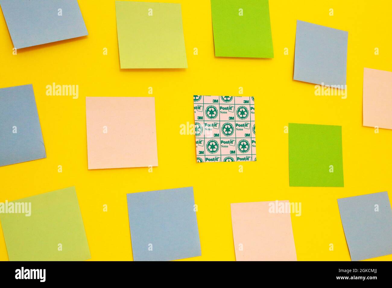 Post-it notes, brand of 3M Company Stock Photo - Alamy
