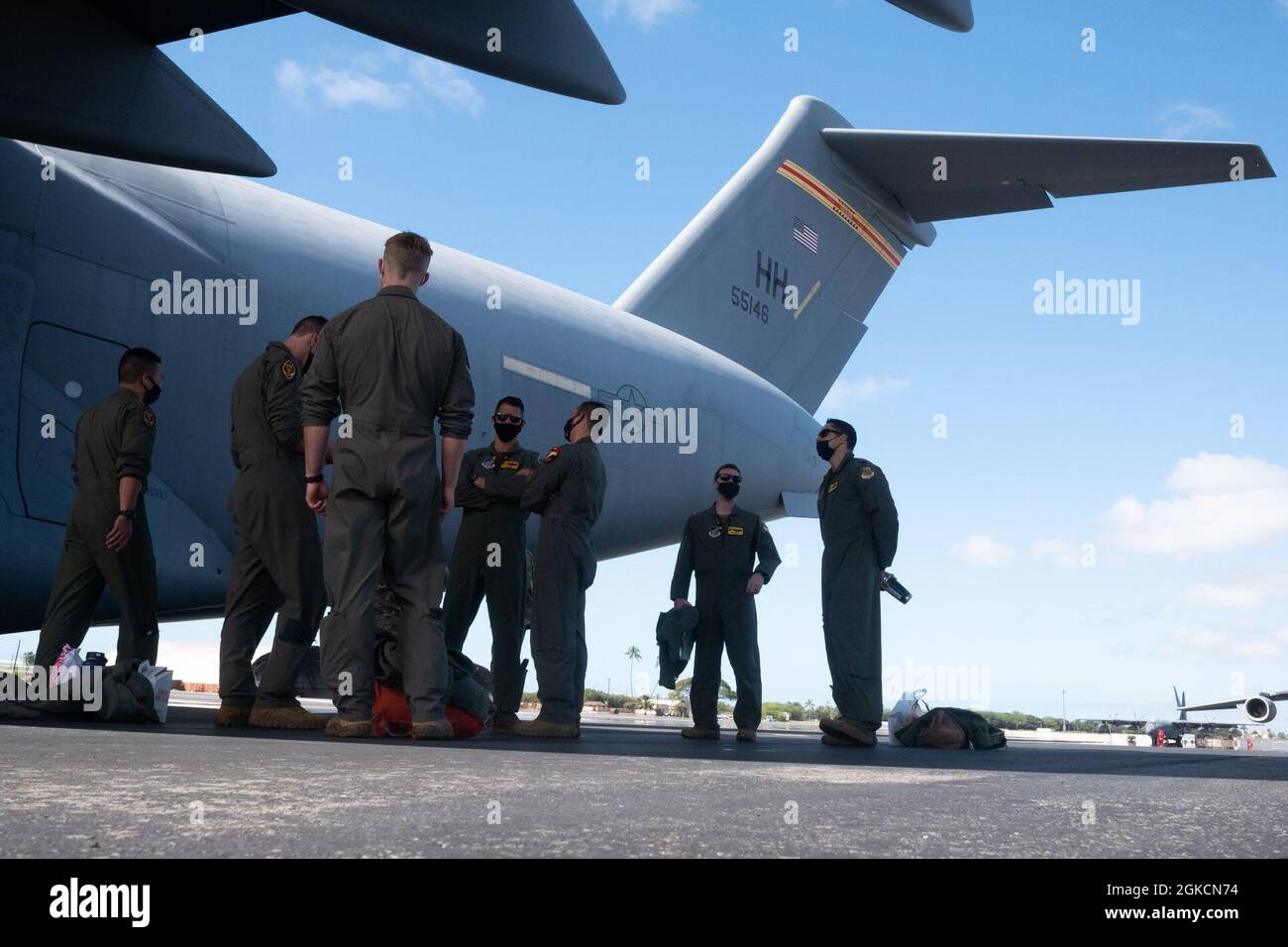 F-22 Raptor pilots from the 199th and 19th Fighter Squadrons prepare to ...