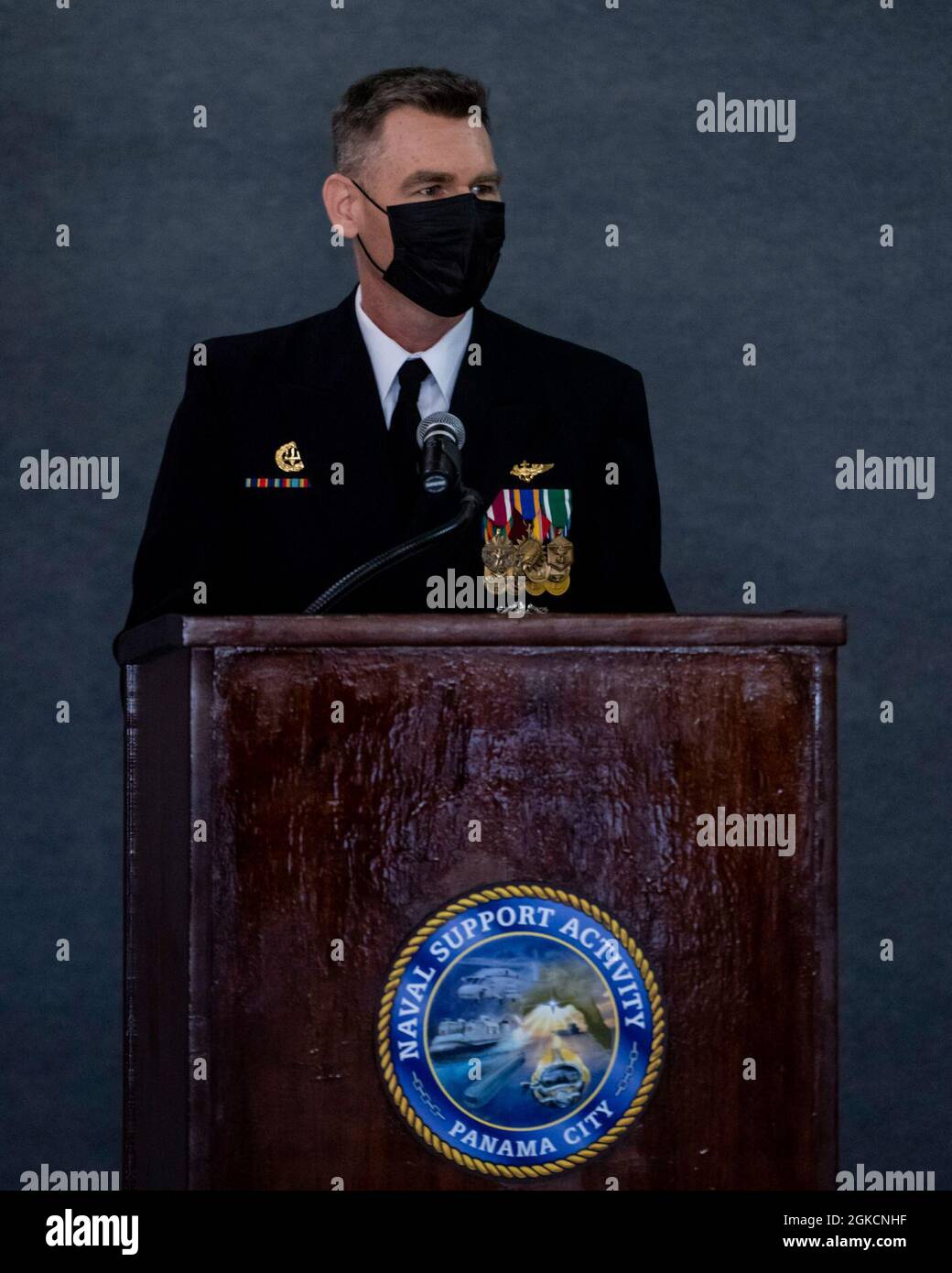 Naval Support Activity Panama City Commanding Officer Cmdr. Keith ...