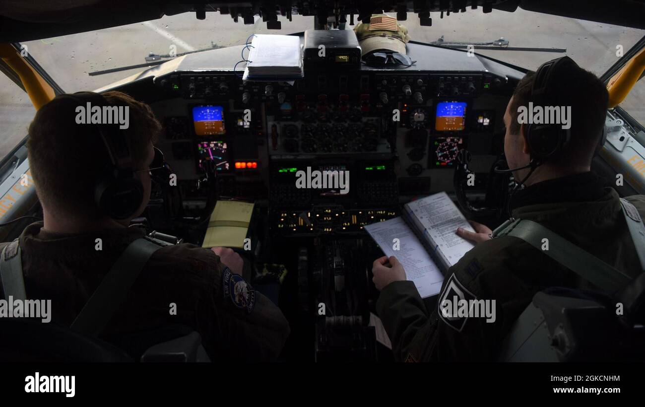 U.S. Air Force Maj. Daniel Arey, 351st Air Refueling Squadron pilot ...