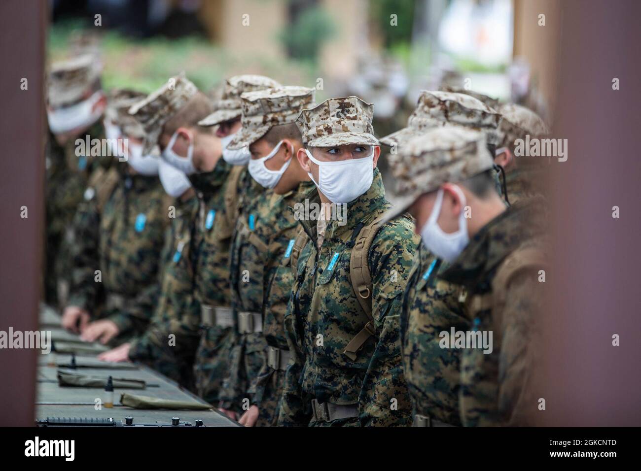 Rct. Aaron Sanchez, a recruit with India Company, 3rd Recruit Training ...