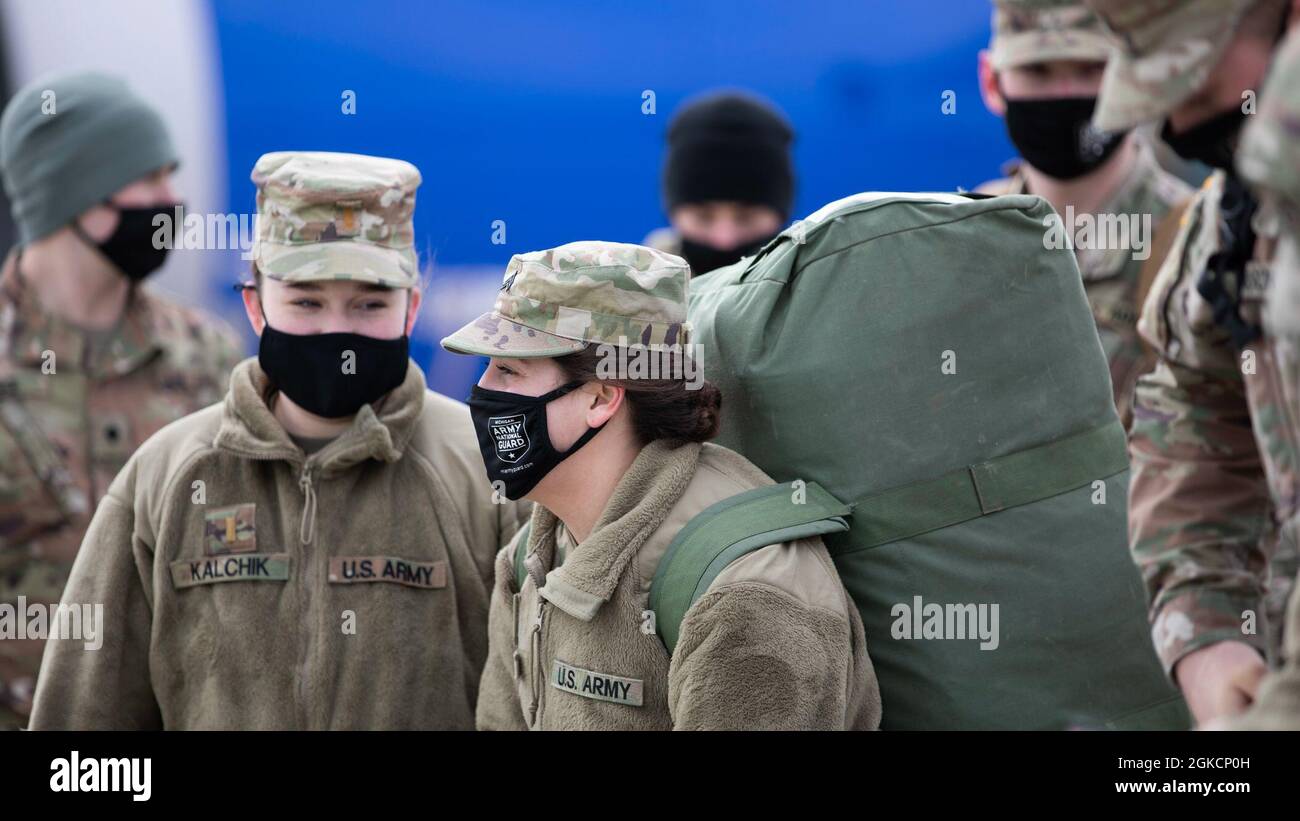 U.S. Army Soldiers with the 107th Engineer Battalion, 177th Military ...