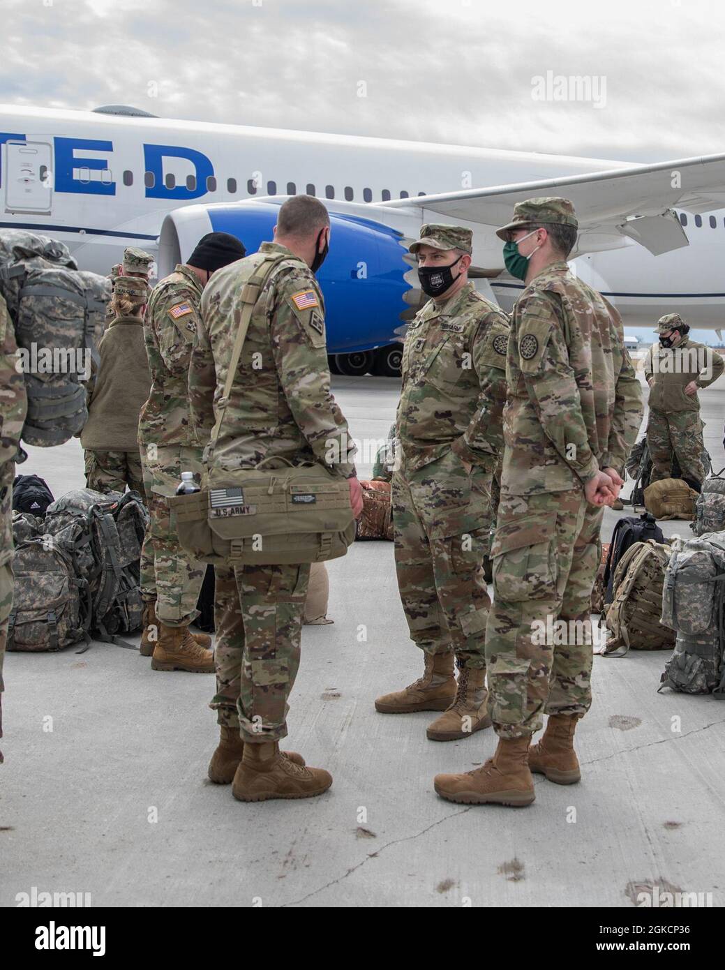 U.S. Army Soldiers with the 107th Engineer Battalion, 177th Military ...