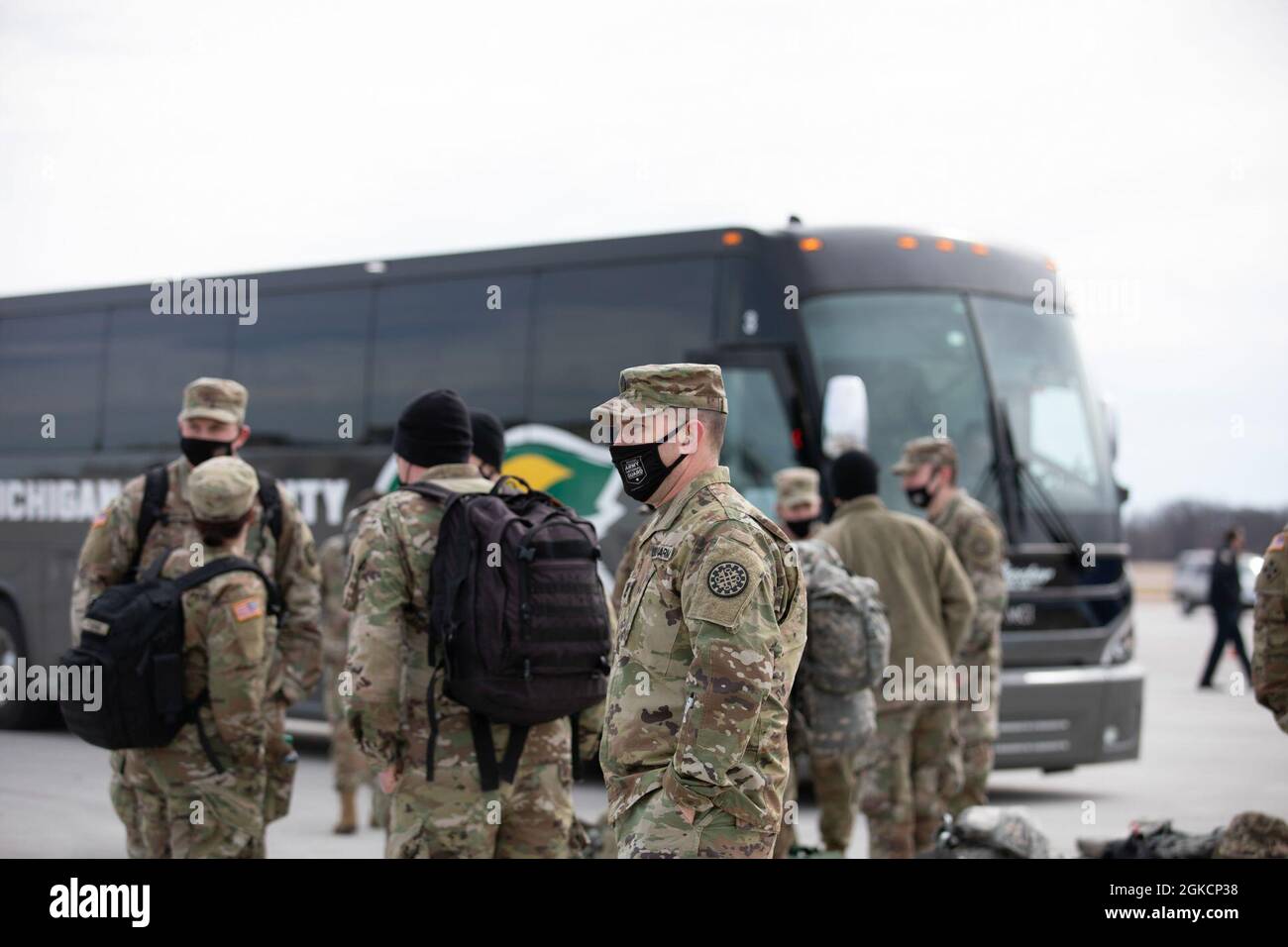 A U.S. Army Soldier with the 107th Engineer Battalion, 177th Military ...