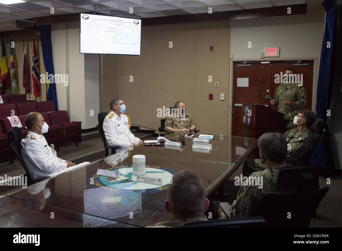 U s naval forces central command navcent headquarters hi-res stock ...