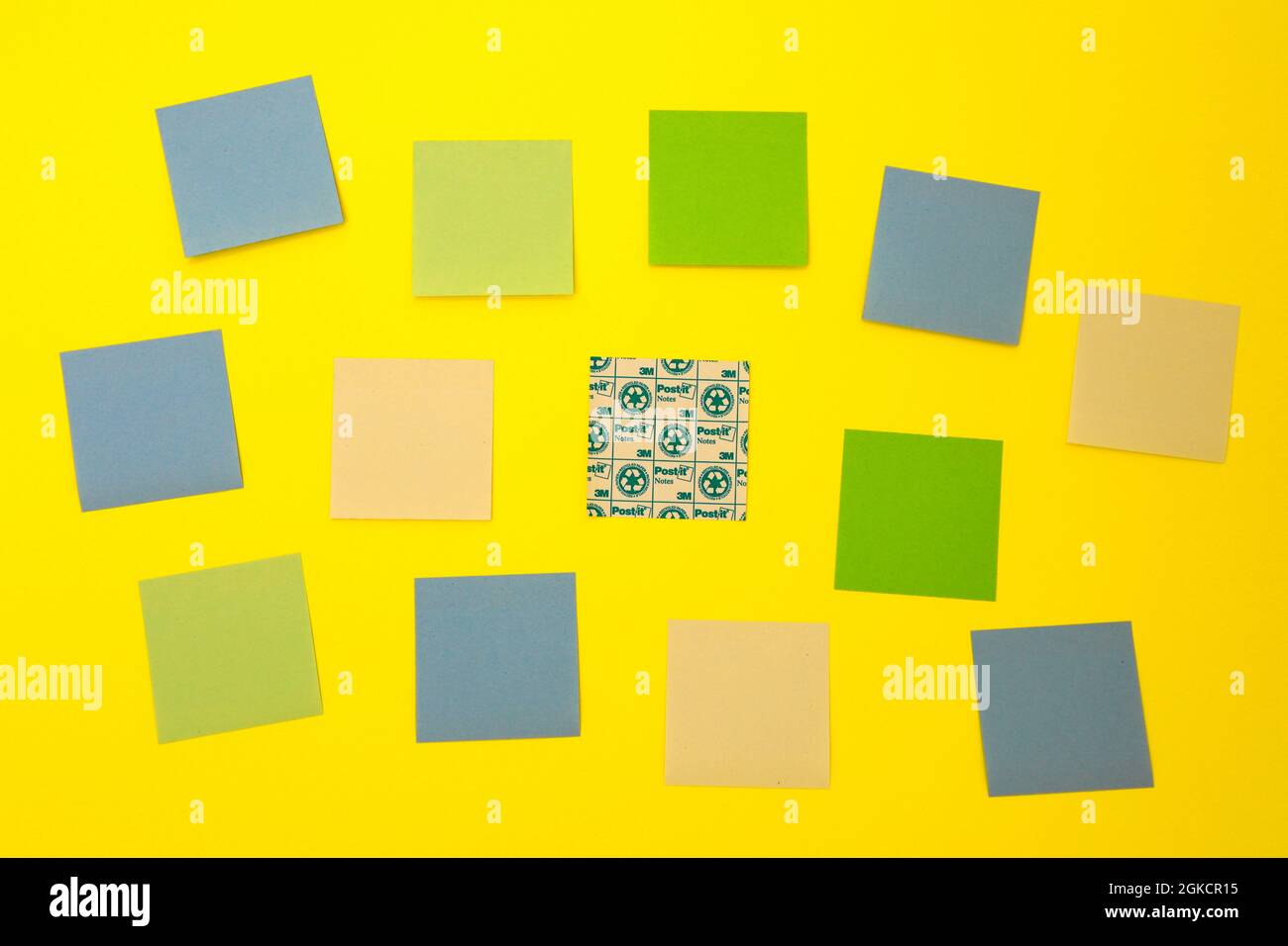 Post-it notes, brand of 3M Company Stock Photo - Alamy