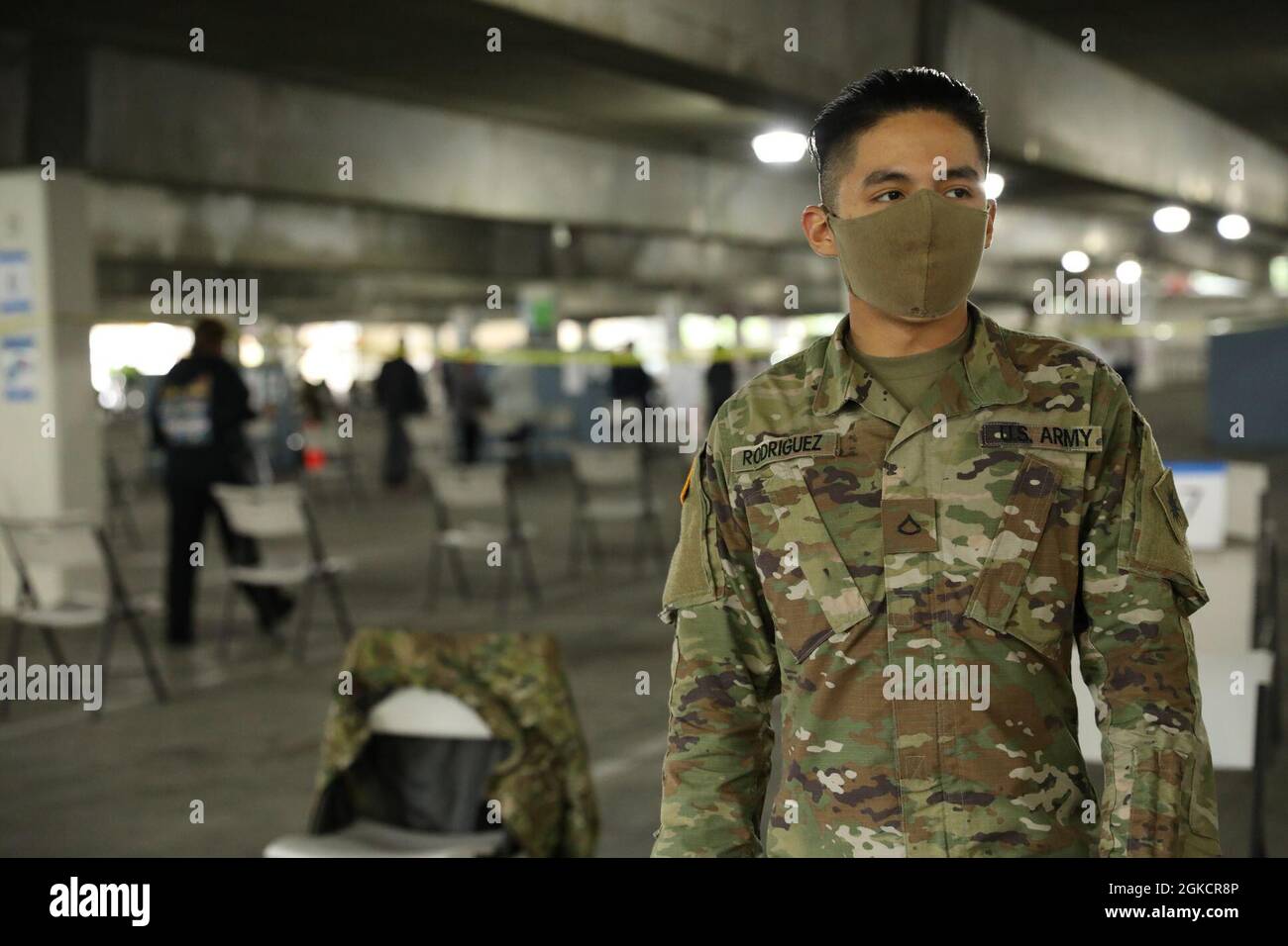 U.S. Army Pfc. Jose Luis Rodriguez, an intelligence analyst with the ...