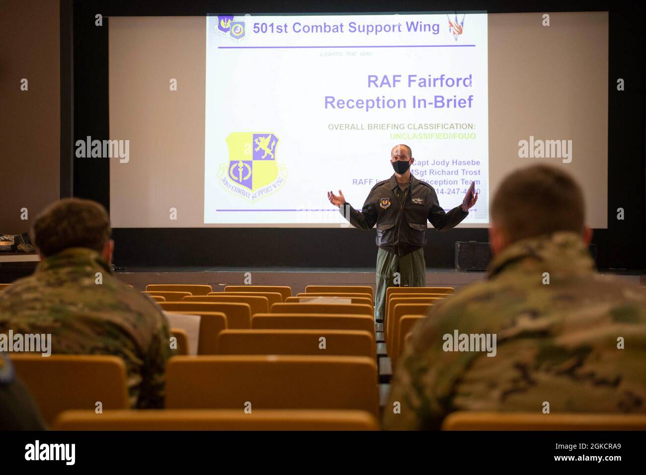 U.S. Air Force Lt. Col. Joseph Knothe, 420th Air Base Squadron ...
