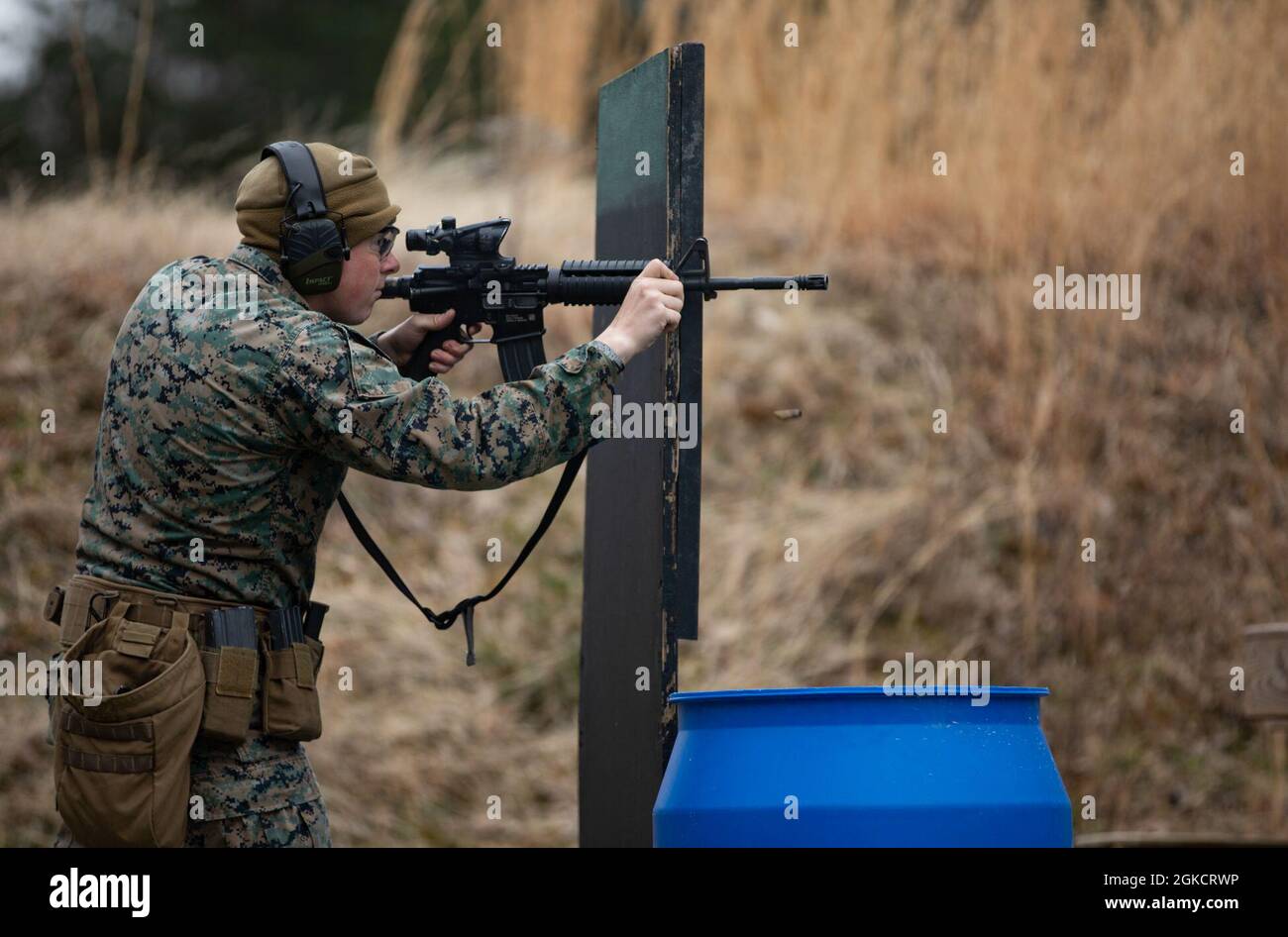 U.S. Marines compete in the annual U.S. Marine Corps Marksmanship ...