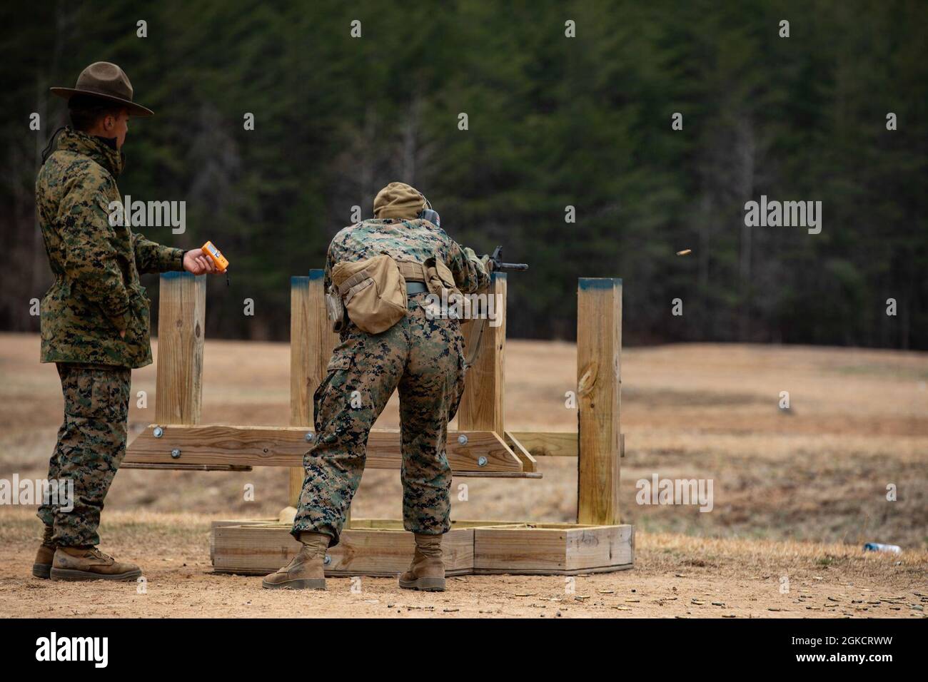 U.S. Marines compete in the annual U.S. Marine Corps Marksmanship ...