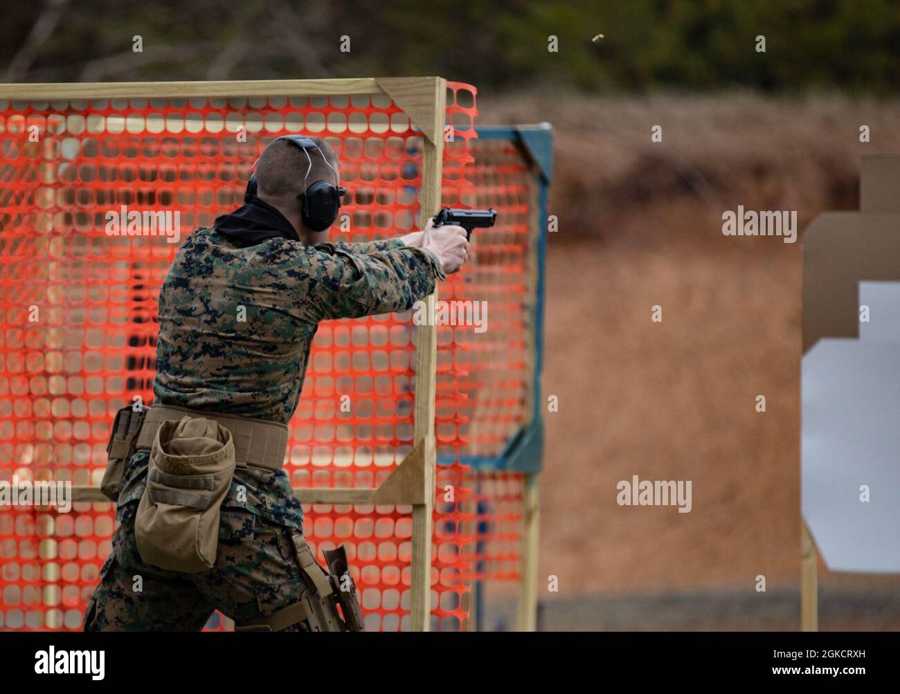 U.S. Marines compete in the annual U.S. Marine Corps Marksmanship ...