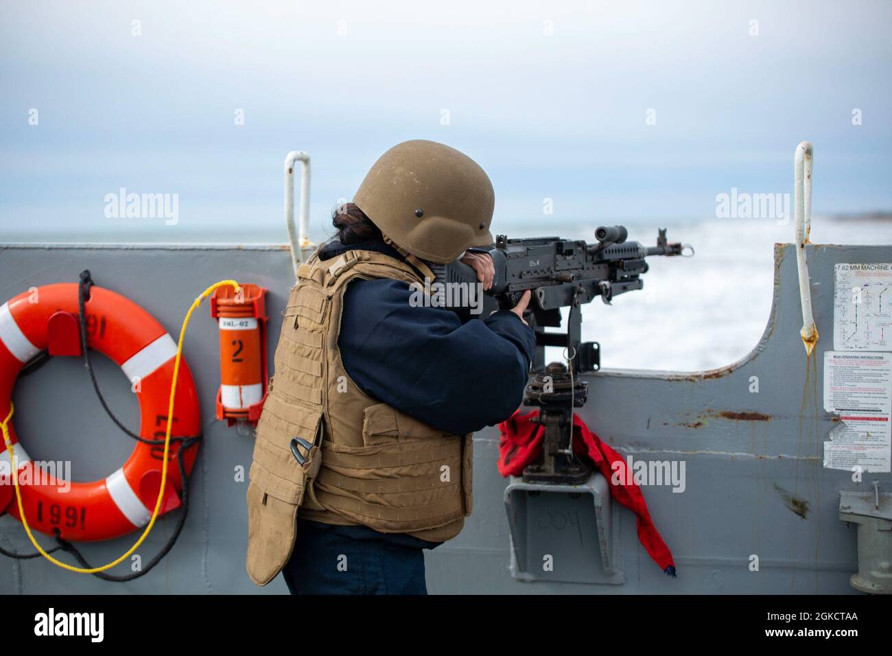 Engineman Second Class Petty Officer Estrella Martinez with Assault ...