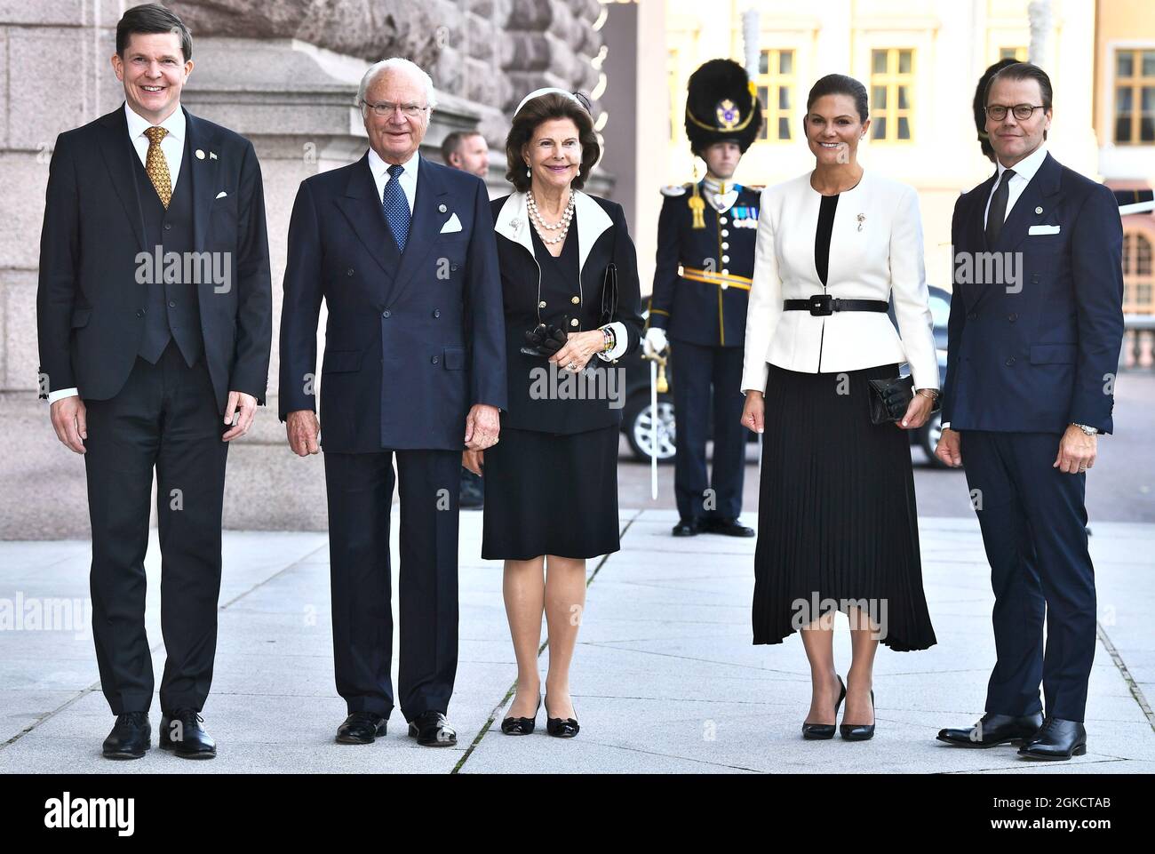 The Speaker Andreas Norlén, King Carl Gustaf, Queen Silvia, Crown ...