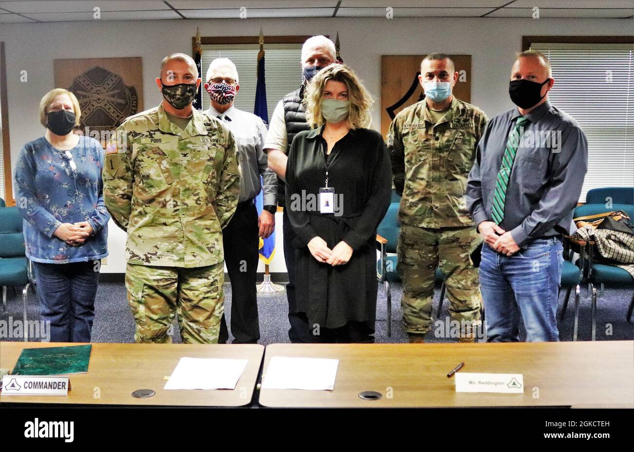 (From left) Fort McCoy Resource Management Officer Maureen Richardson ...