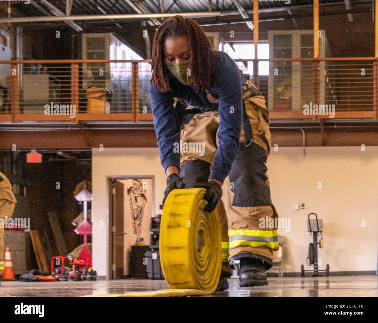 Airman 1st Class Tiara Webb, 60th Civil Engineer Squadron fire ...