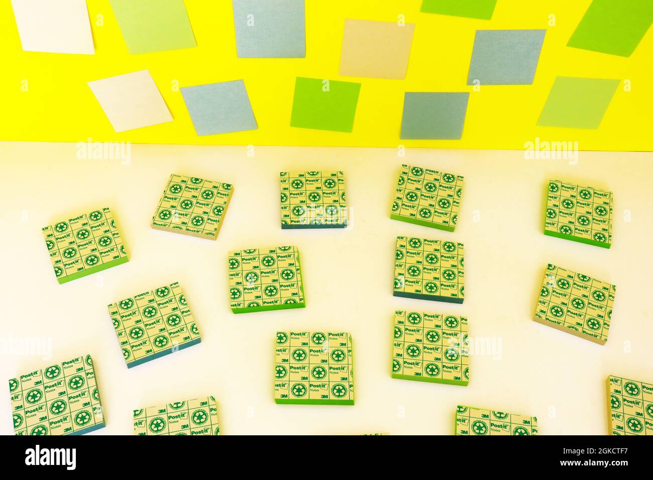 Post-it notes, brand of 3M Company Stock Photo - Alamy