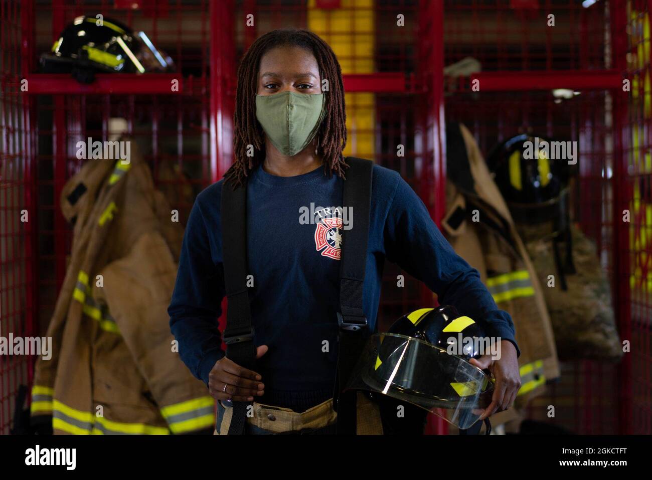 Airman 1st Class Tiara Webb, 60th Civil Engineering Squadron fire ...