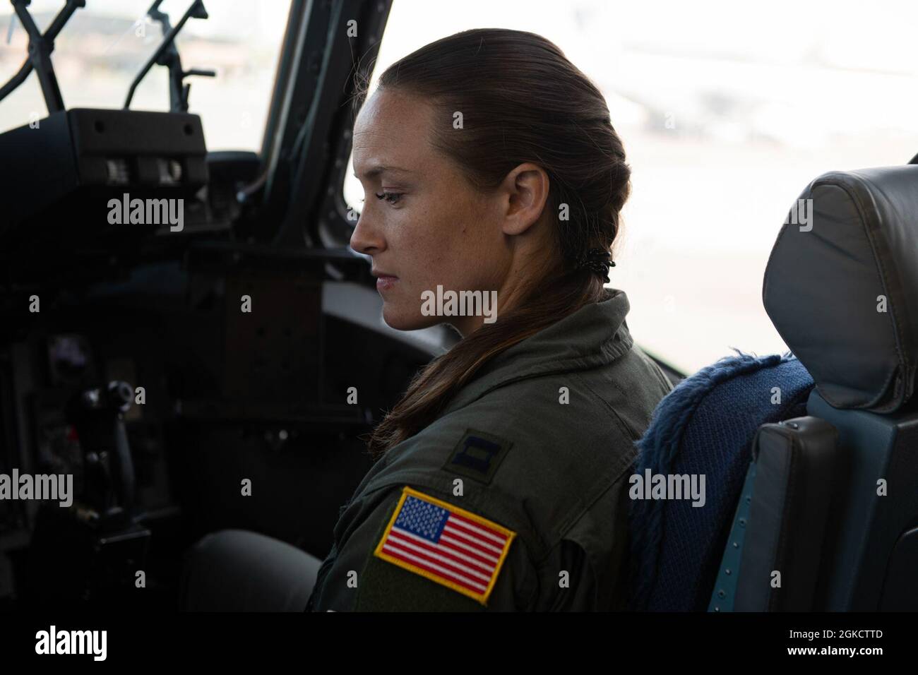 U.S. Air Force Capt. Alisha Stroble, a C-17 Globemaster III pilot ...