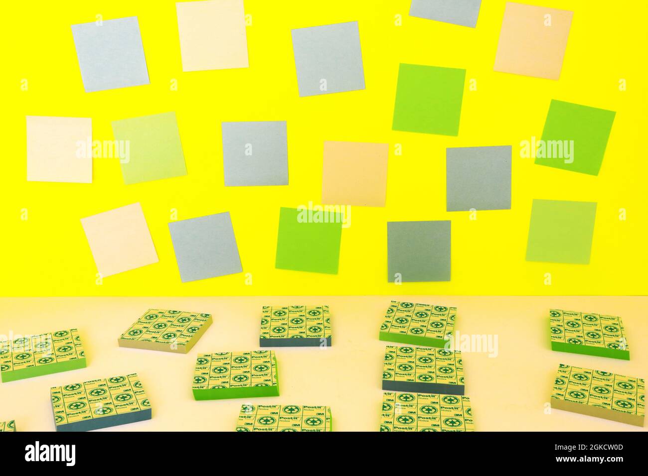Post-it notes, brand of 3M Company Stock Photo - Alamy