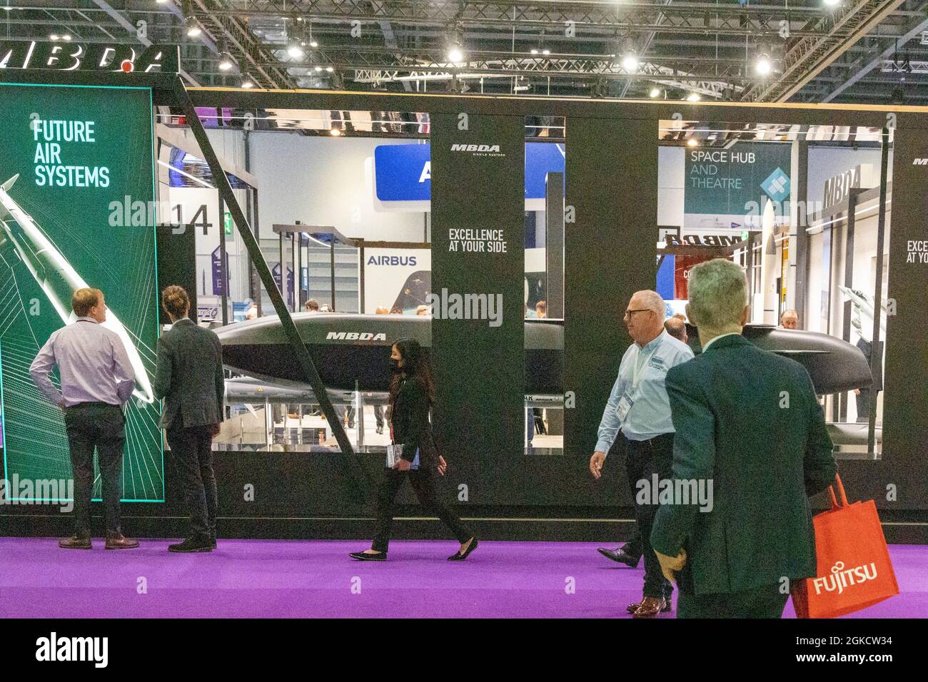 London, UK. 14th Sep, 2021. DSEI (Defence, Security Equipment ...