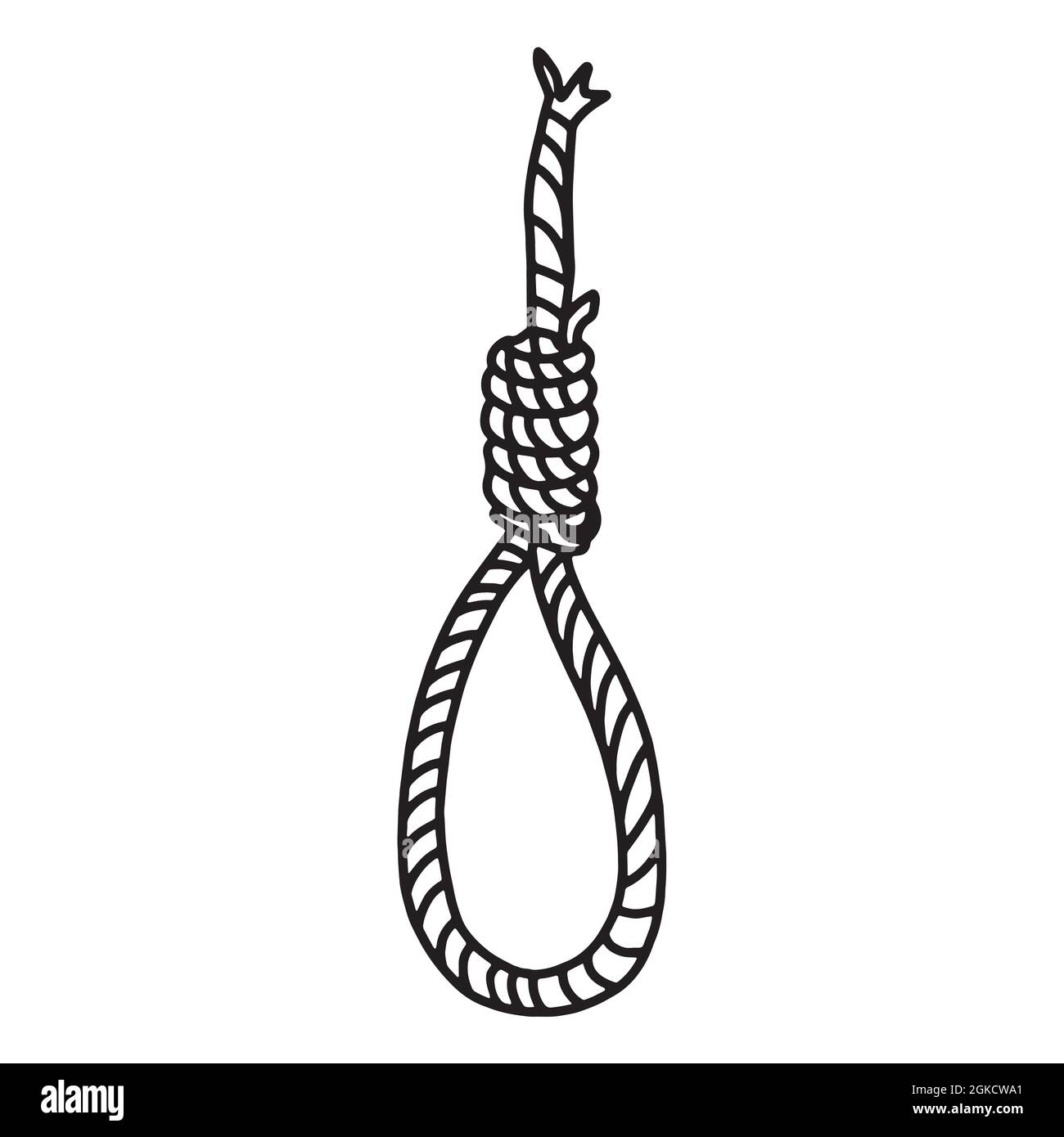 Hanging Rope Drawing