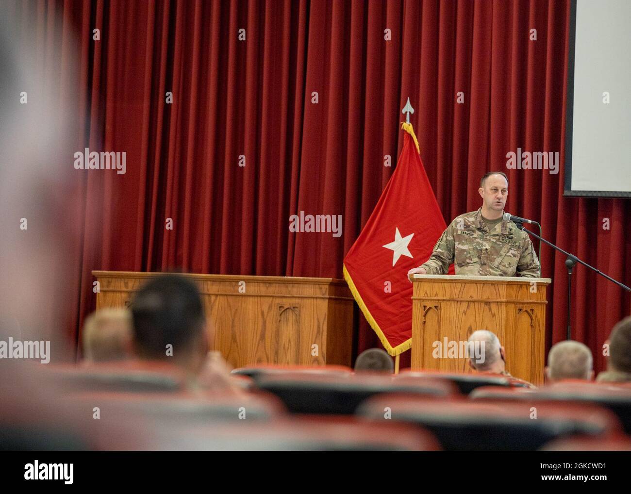 Brig. Gen. Justin Swanson, deputy commanding general, 1st Theater ...