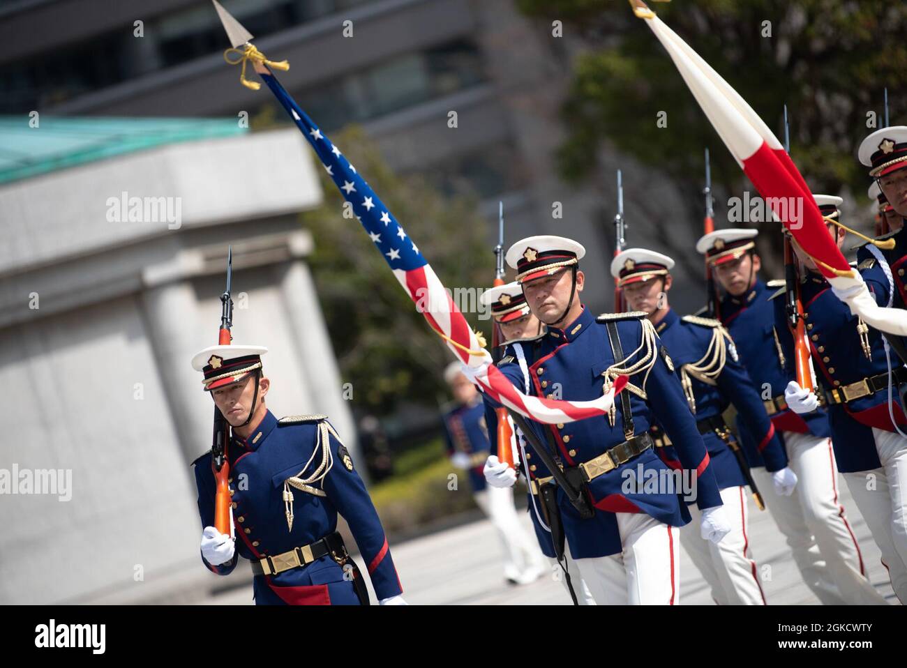 Japanese honor guard hi-res stock photography and images - Alamy
