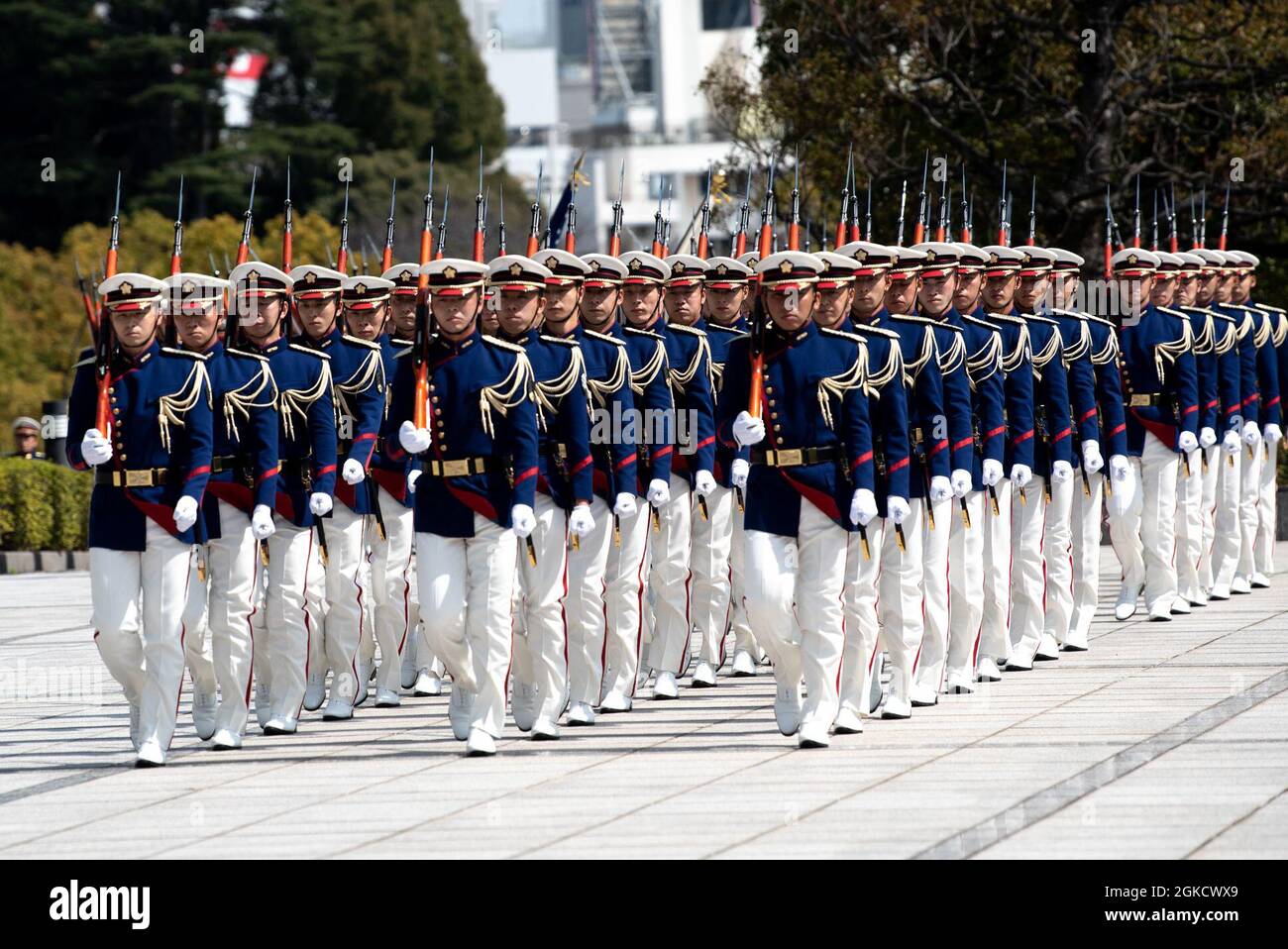 Japanese honor guard hi-res stock photography and images - Alamy