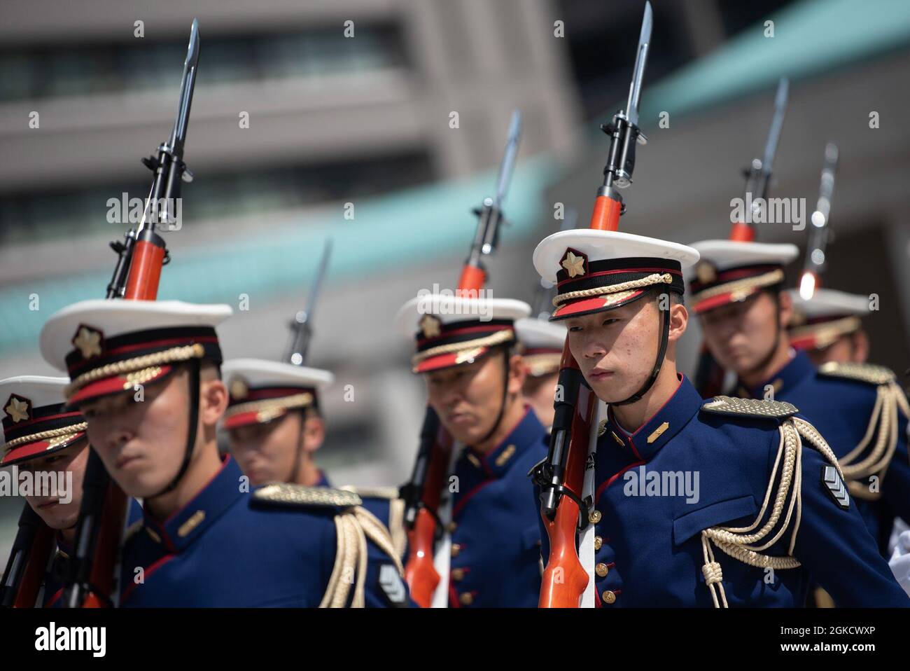 Japanese honor guard hi-res stock photography and images - Alamy