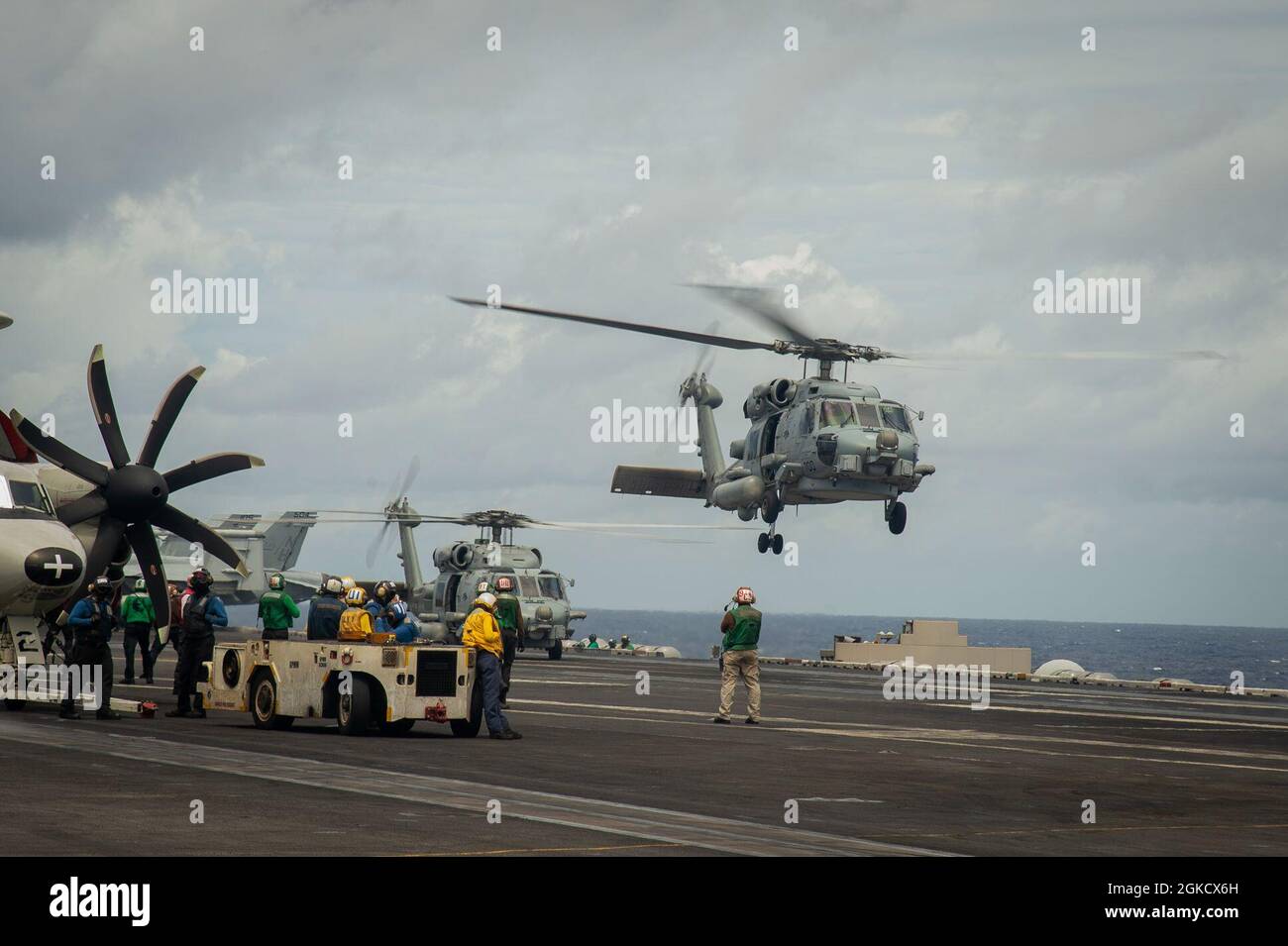 INDIAN OCEAN (March 16, 2021) - An MH-60R Sea Hawk, assigned to the ...