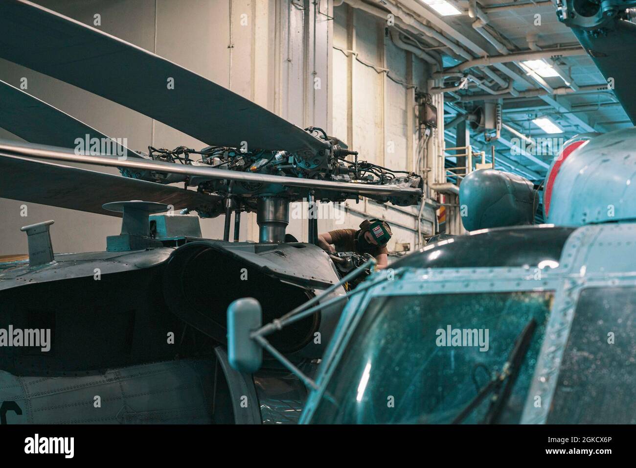 INDIAN OCEAN (March 16, 2021) – U.S. Navy Aviation Structural Mechanic ...