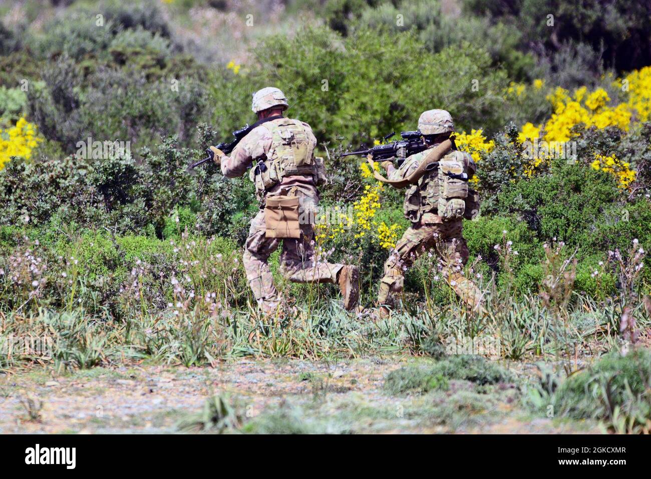 U.S. Army paratroopers assigned to Legion Company, 1-503rd Infantry ...
