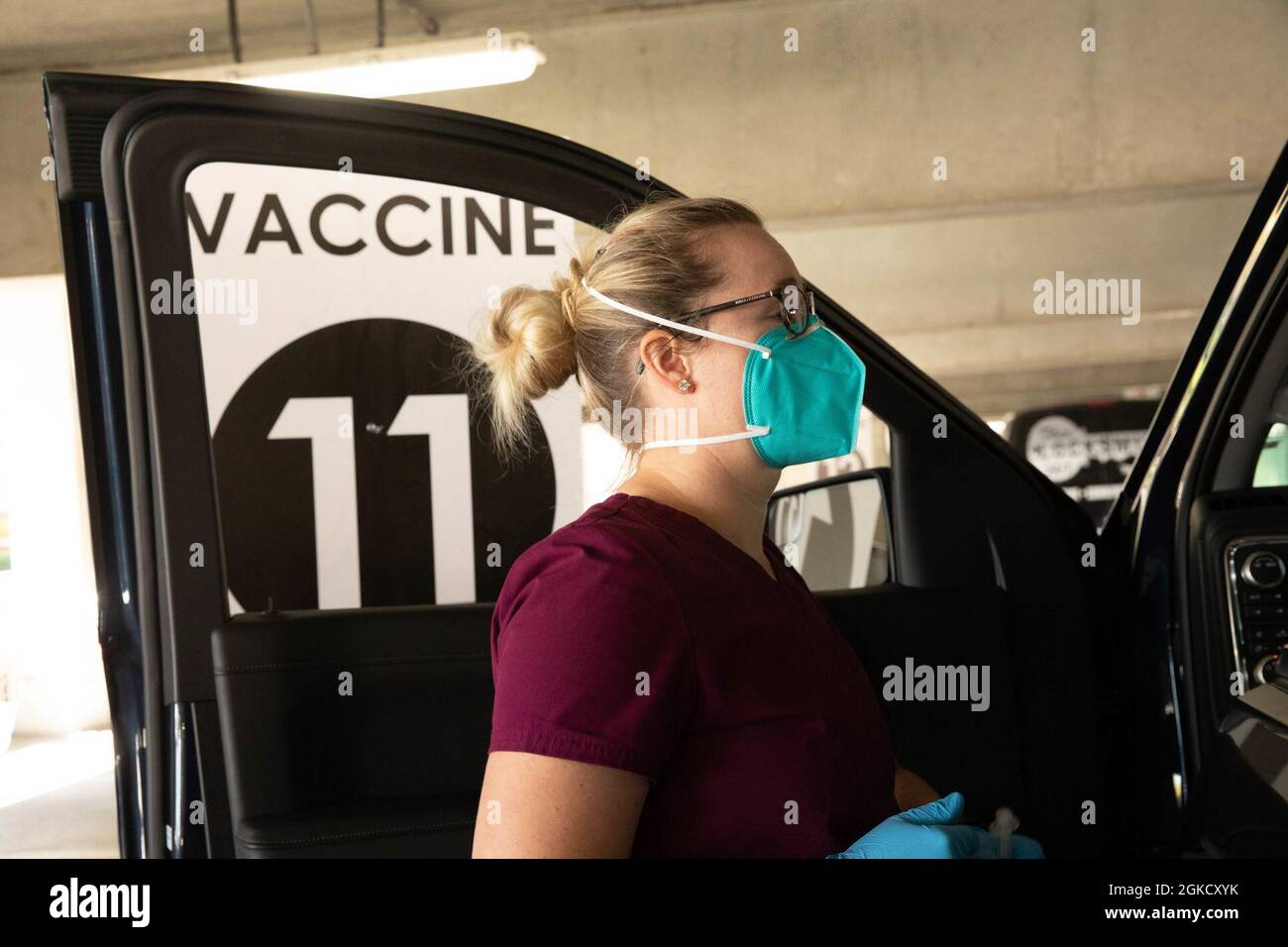 U.S. Army Spc. Jessica Eagles, a combat medic with the California ...