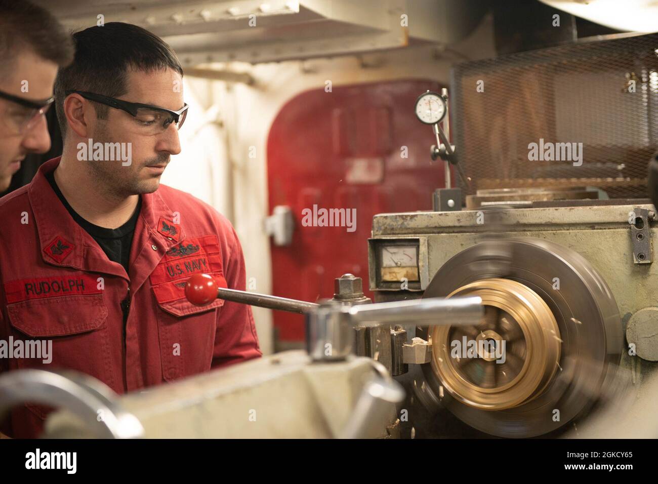 210316-N-WQ732-2020 MEDITERRANEAN SEA (March 16, 2021) Machinery ...